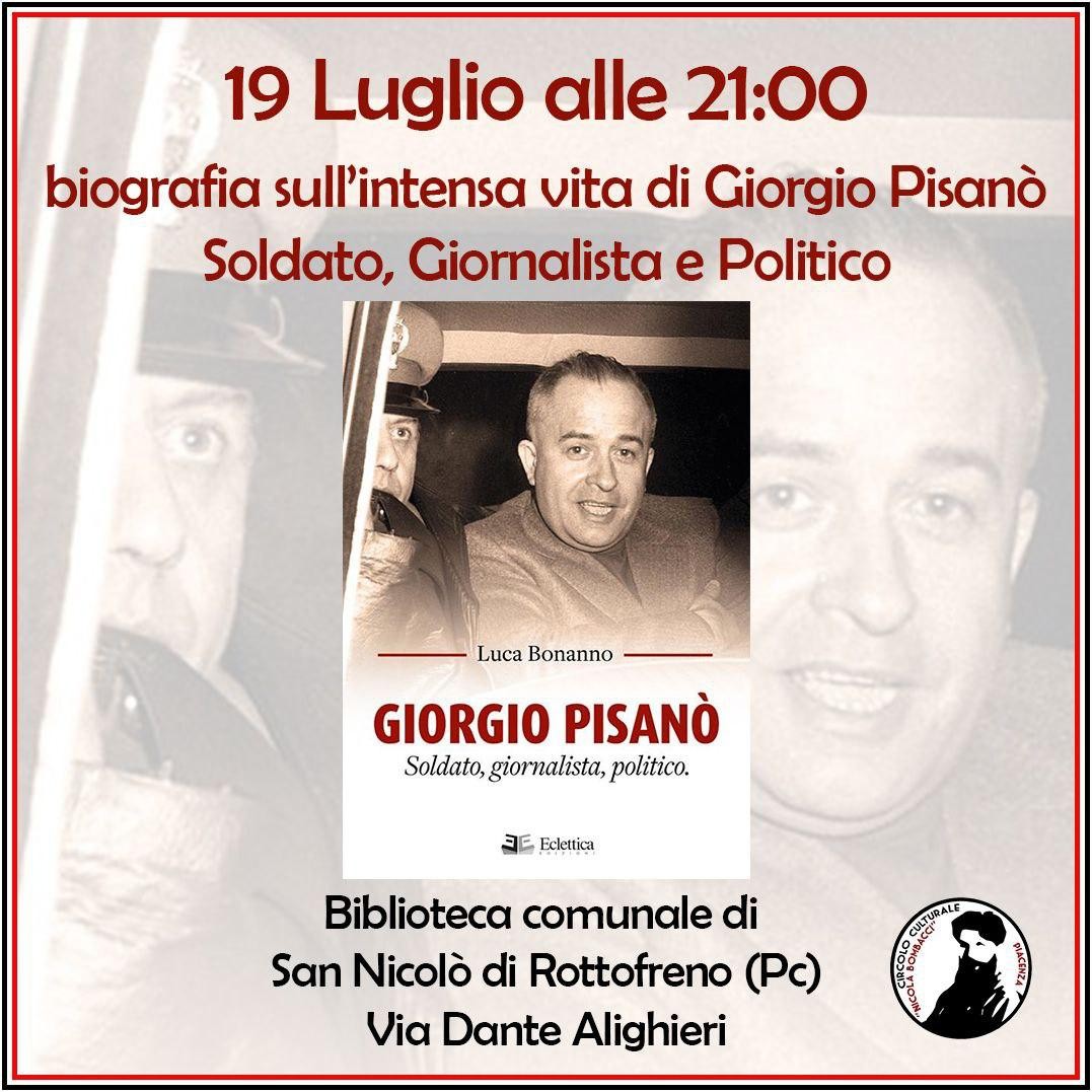 Giorgio Pisanò - Soldato, giornalista, politico - ScopriPiacenza.it